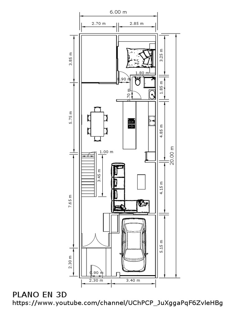 Plano de 6X20 Metros PDF | PDF