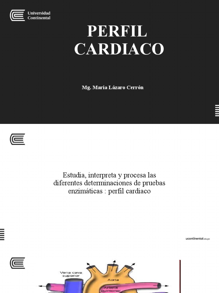 Perfil Cardíaco y Marcadores Diagnósticos | PDF | Músculo cardíaco ...