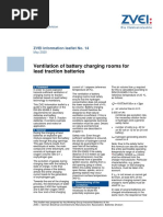 Battery Room Ventilation | PDF | Hydrogen | Ventilation (Architecture)