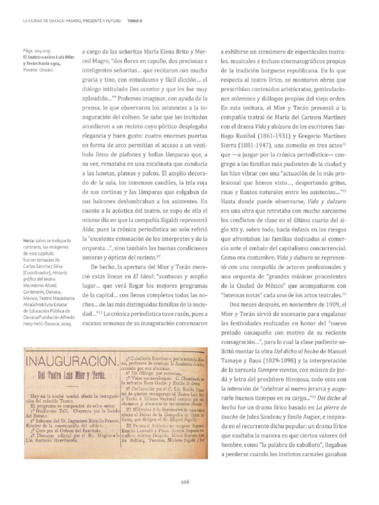 LA CIUDAD DE OAXACA: EL TEATRO LUIS MIER Y TERÁN EN SUS PRIMEROS AÑOS ...