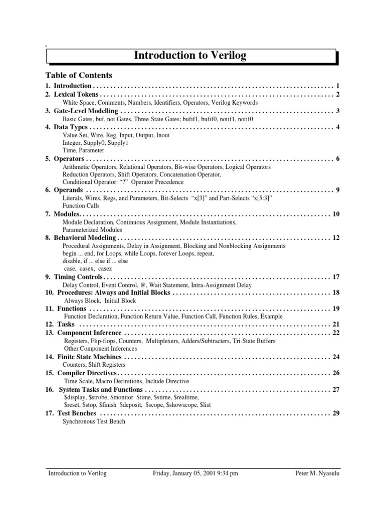 Verilog | PDF