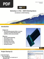 LS-PrePost Mesh Generation Workshop | PDF | Geometric Shapes