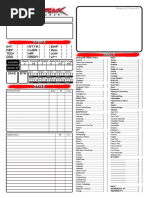 Cyberpunk 2020 Character Sheet v3 | PDF | Leisure | Sports