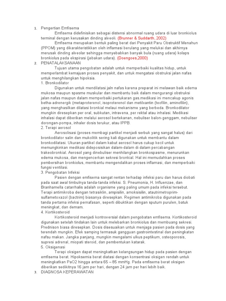Pengertian Emfisema Pdf