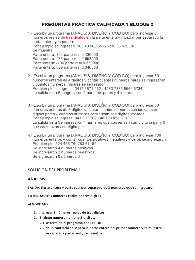 Solucion Practica Calificada Java | PDF | Matemáticas Aplicadas ...