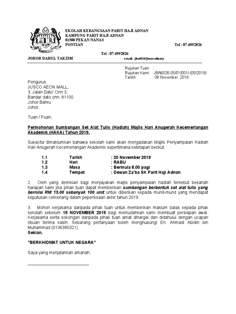 Sumbangan Jusco | PDF