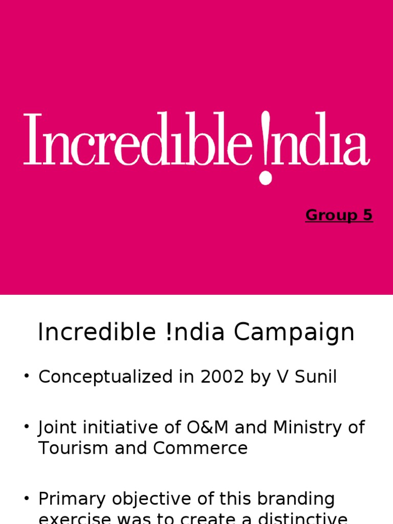 Incredible India | PDF | Tourism | Websites