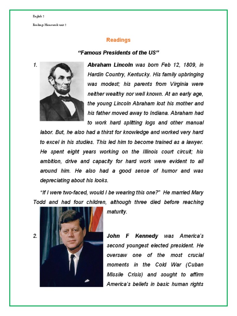 "Famous Presidents of The US" Abraham Lincoln Was Born Feb 12, 1809, in ...