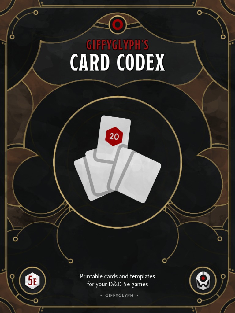 Card Codex Card Codex Card Codex Card Codex | PDF | Grappling ...