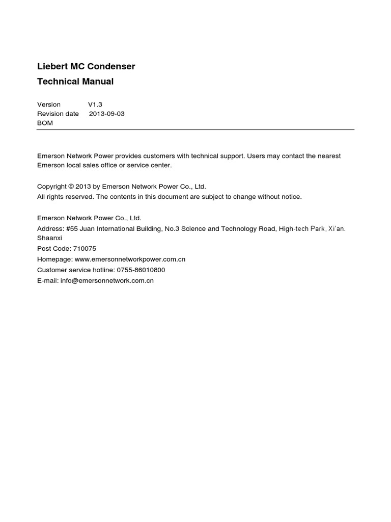 MC Condenser Technical Manual | PDF | Heat Exchanger | Pipe (Fluid Conveyance)