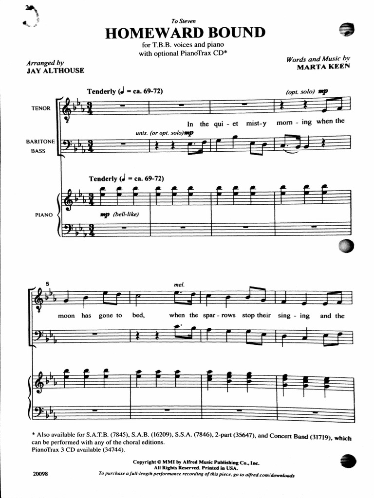 Homeward Bound TBB | PDF