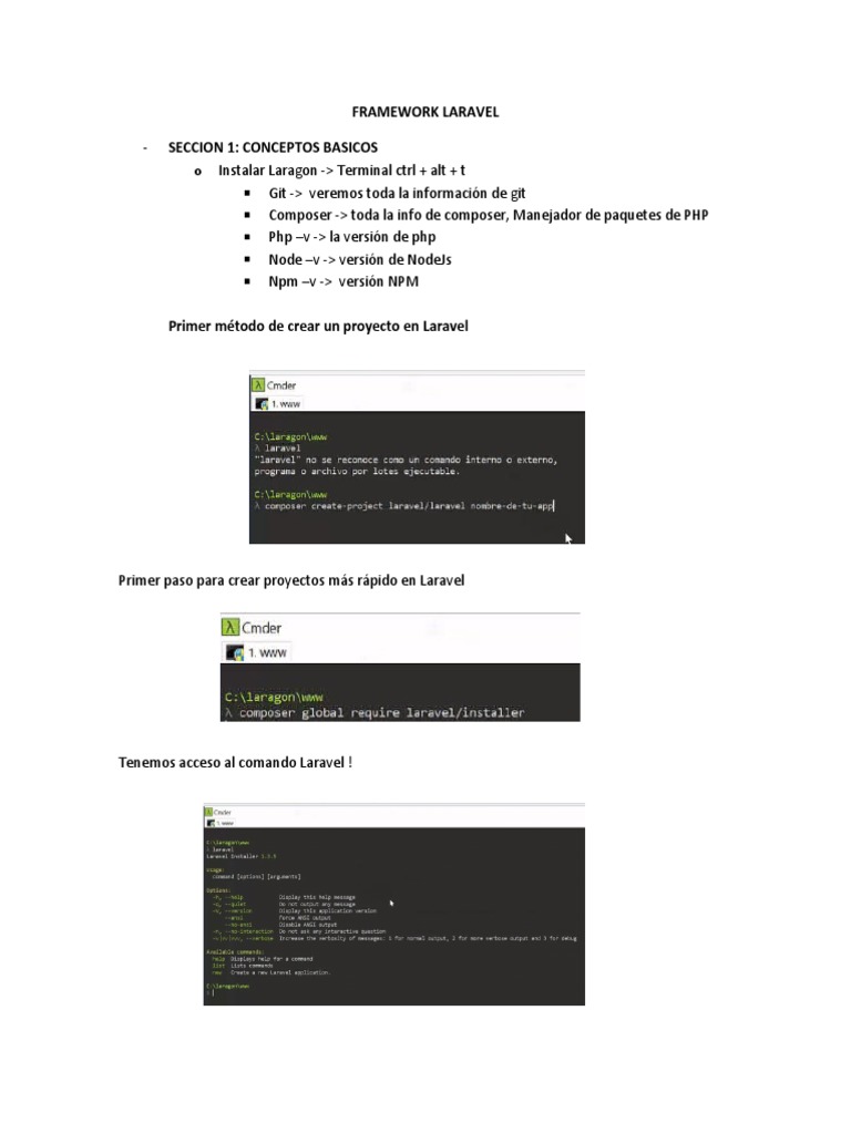 Manual Framework Laravel | Descargar gratis PDF | Transferencia de ...