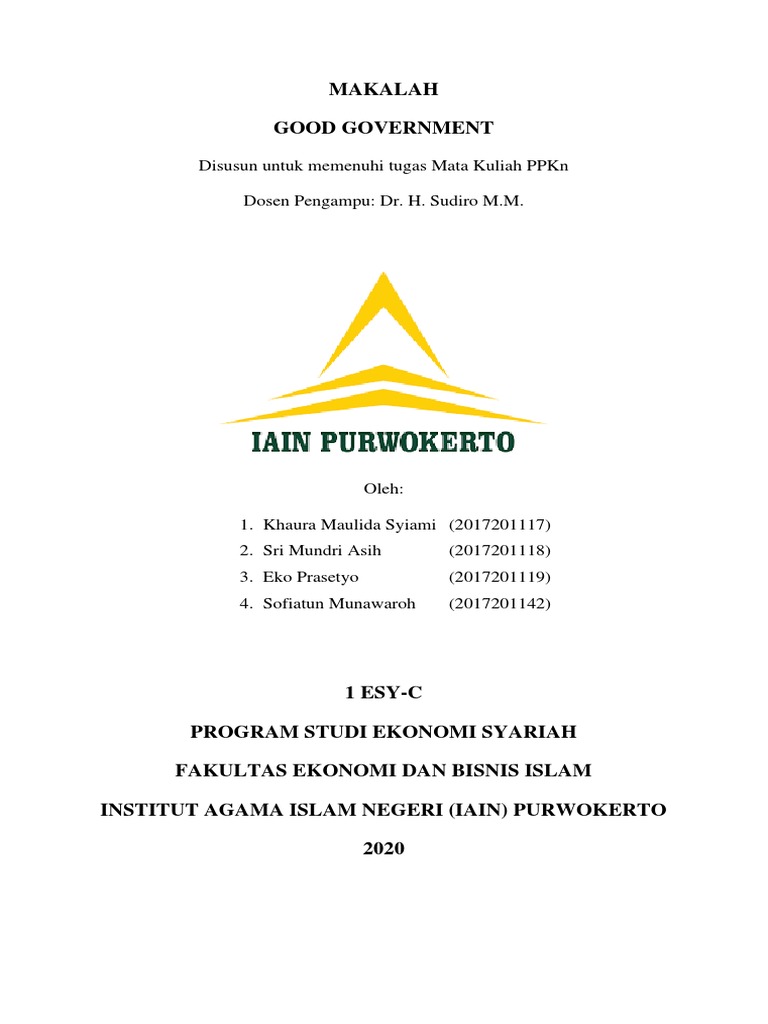 Makalah Good Government | PDF