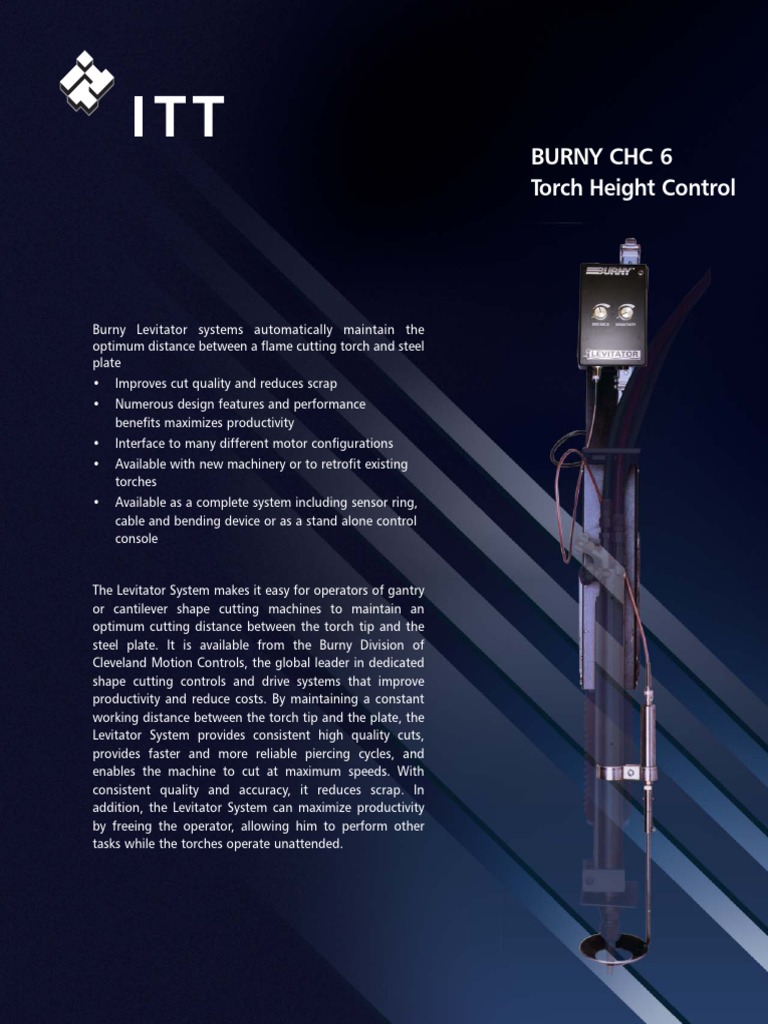Burny CHC 6 Torch Height Control | PDF | Relay | Machines