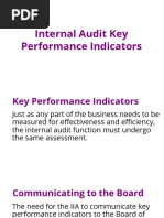 Key Performance Indicators For Internal Audit Function | PDF | Internal ...