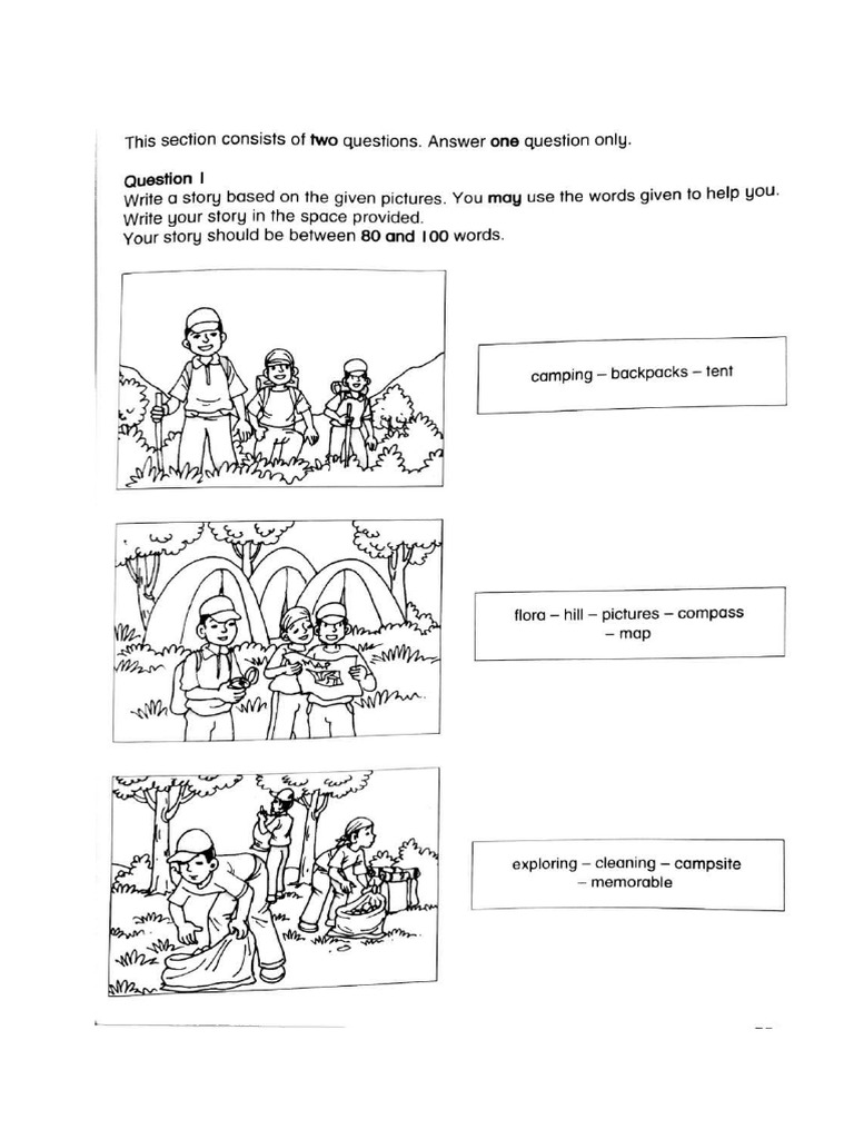 Camping Trip Timeline: Samad and Friends Hike, Pitch Tents and Return ...