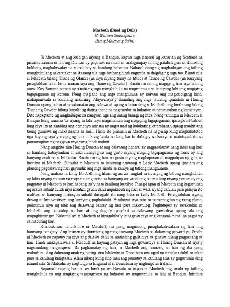 Macbeth | PDF