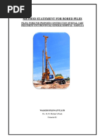 Method Statement For Bored Pile Construction | PDF | Deep Foundation ...