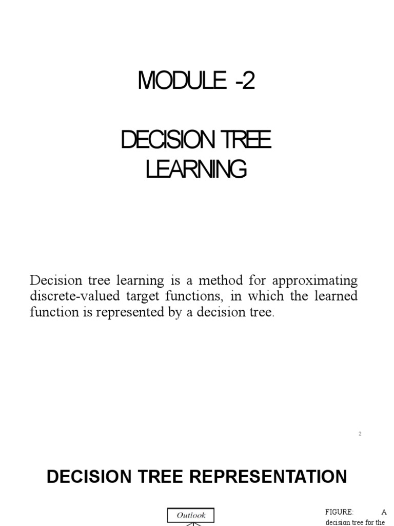 Module - 2 Decision Tree Learning | PDF | Occam's Razor | Applied Mathematics