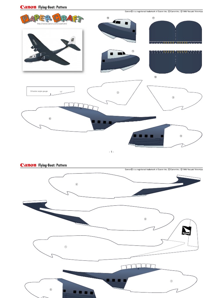 Papercraft Glider Flight Guide | PDF | Flap (Aeronautics) | Glider ...