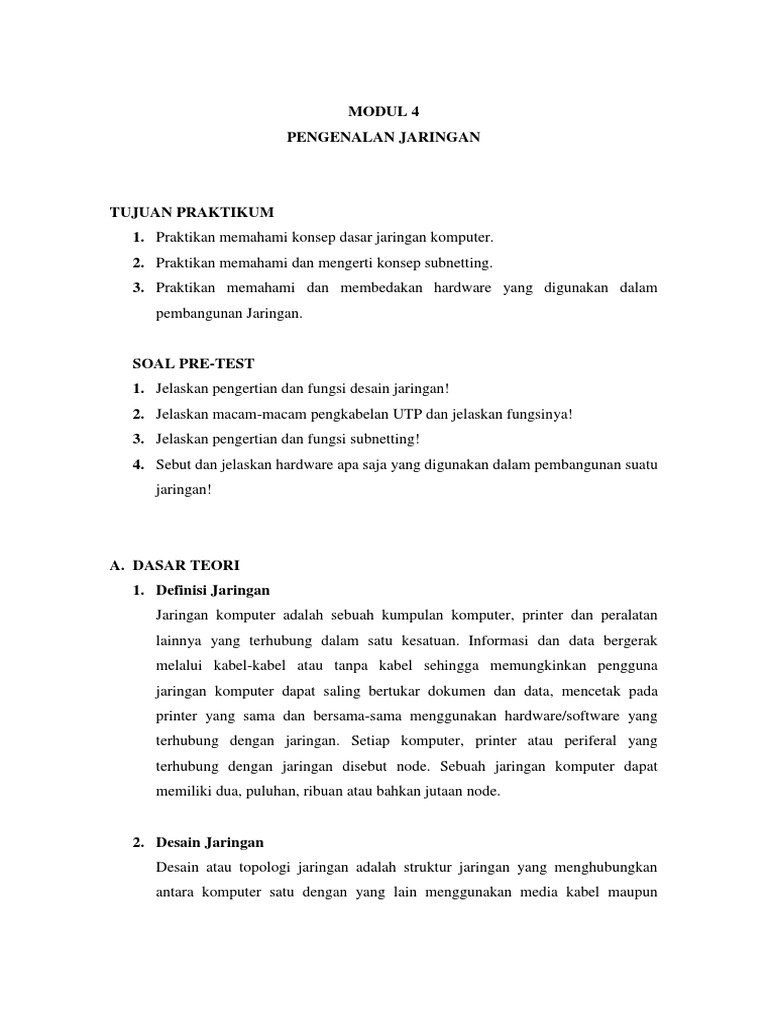 Modul 4 Pti Pdf Pdf