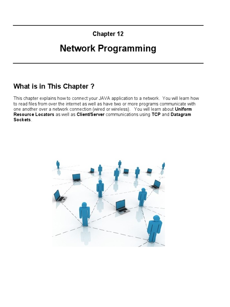 Java Network Programming Basics | PDF | Port (Computer Networking) | Transmission Control Protocol