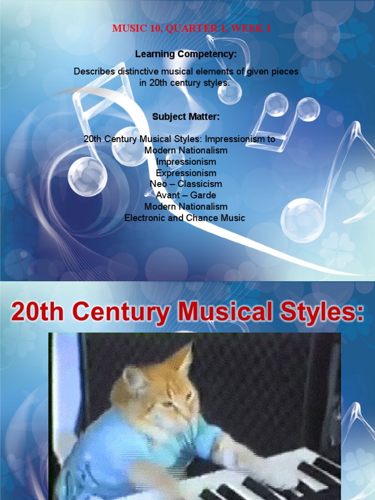 Music Week 1 | PDF | Impressionism | Composers