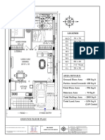 Ground Floor Plan | PDF | Wall | Building Engineering