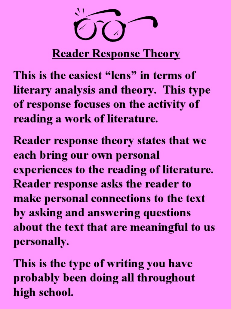 Reader Response Theory Explained | PDF | Semiotics | Human Communication