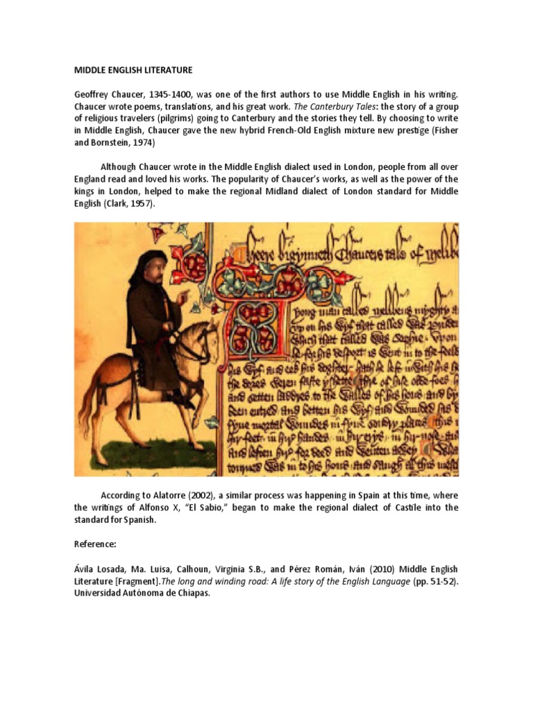 Middle English Literature | PDF