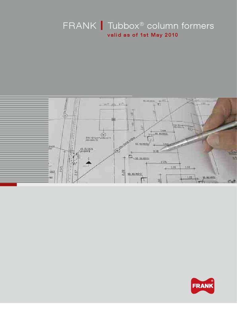 Frank Tubbox Column Formers: Valid As of 1st May 2010 | PDF | Column ...