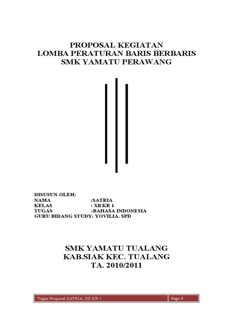 Contoh Proposal Kegiatan | PDF