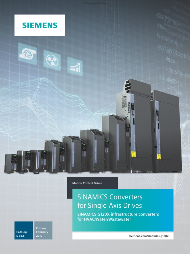 Siemens - VFD Catalog 2019 | PDF | Electric Motor | Efficient Energy Use