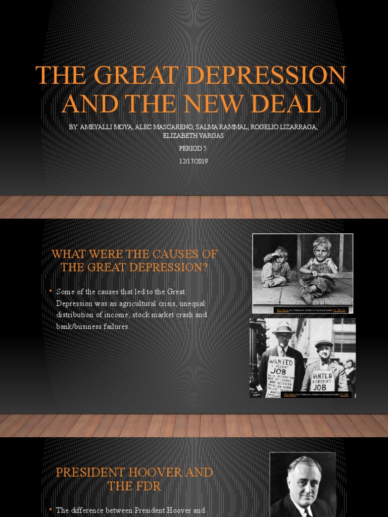 The Great Depression and The New Deal | PDF | New Deal | Federal ...