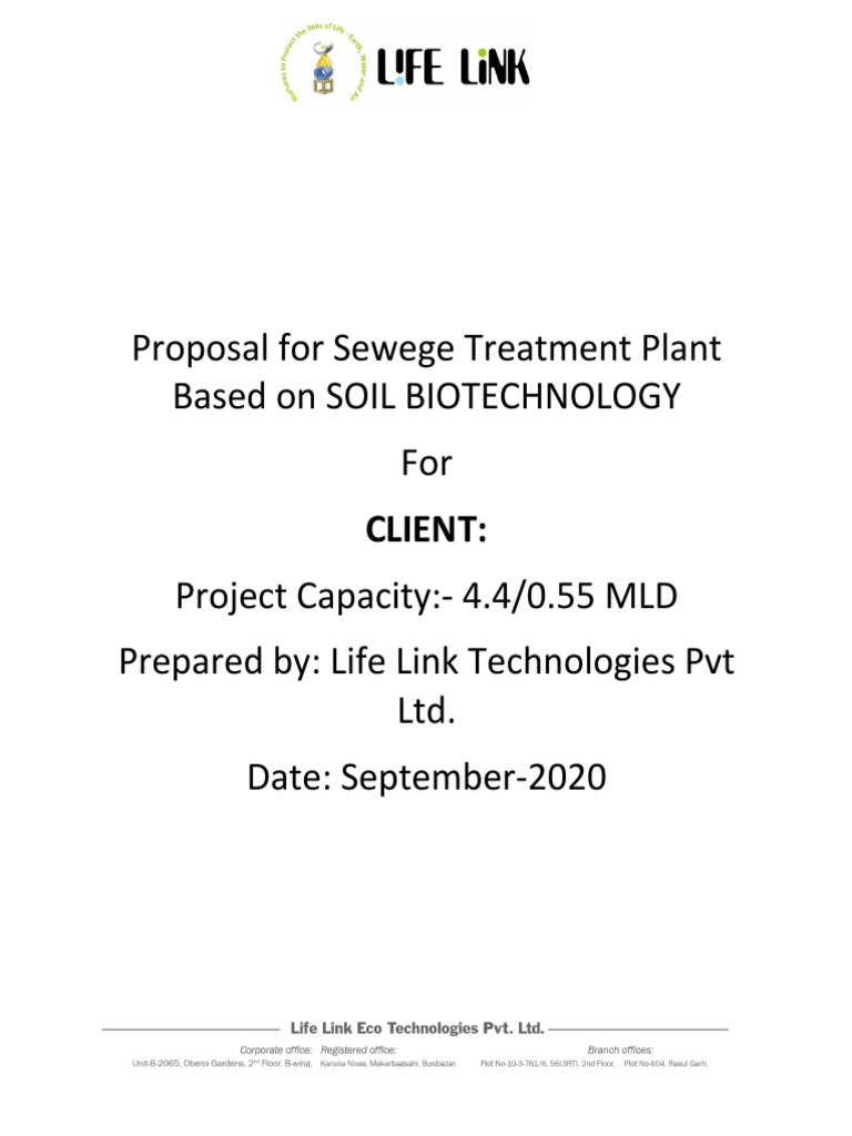 Bagepalli - 4.4 MLD and 0.55 MLD STP - SBT | PDF | Sewage Treatment ...