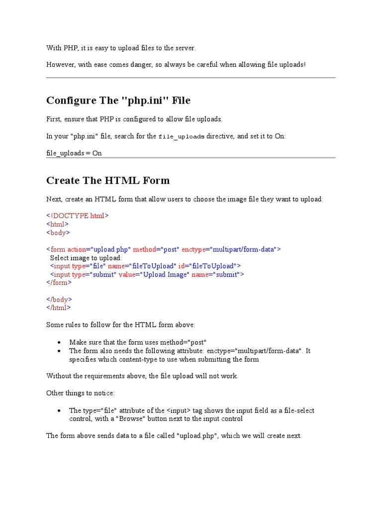Configure The 