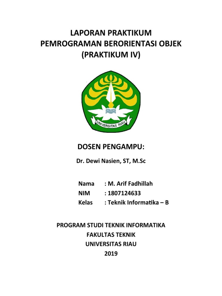 Praktikum Pemrograman Java OOP | PDF