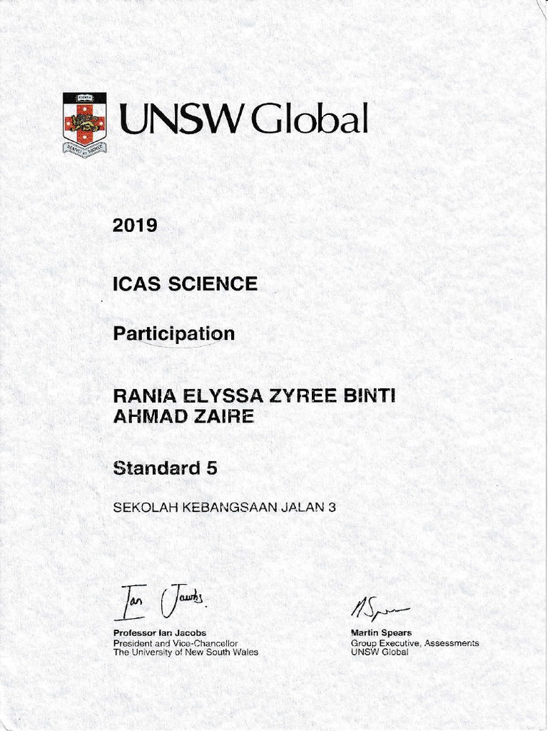 27.icas Science 2019 PDF | PDF