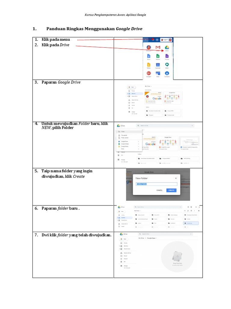 004 Panduan Ringkas Menggunakan Google Drive Pdf