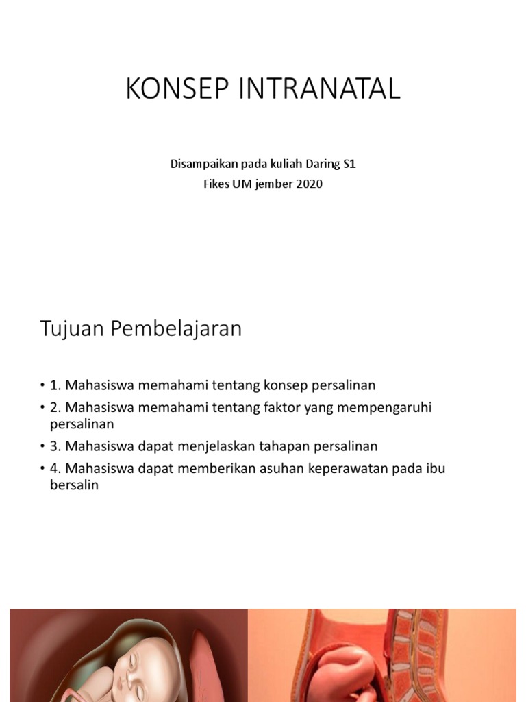 Konsep dan Asuhan Intranatal | PDF