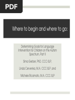 VB-MAPP Level 1 Goals and Examples | PDF | Sound | Linguistics