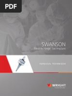 Swanson Toe Replacement | PDF | Toe | Foot