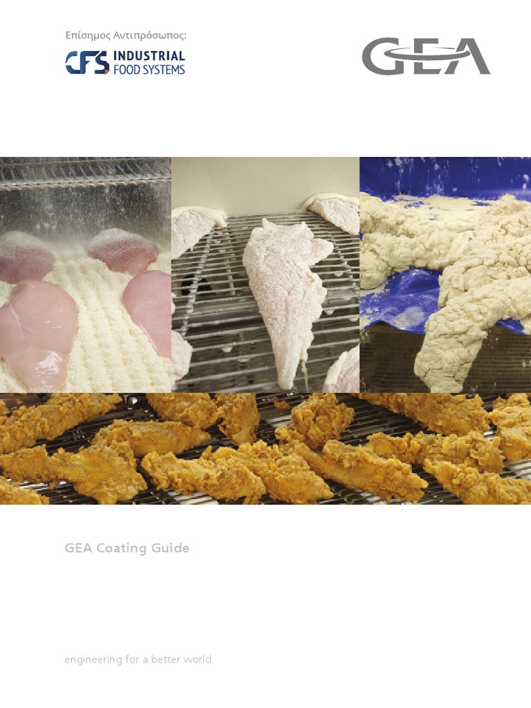 GEA-Coating Guide PDF | PDF | Bread Crumbs | Flour