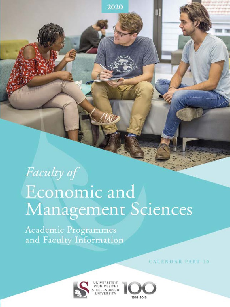 Economic and Management Sciences | PDF | Postgraduate Education ...