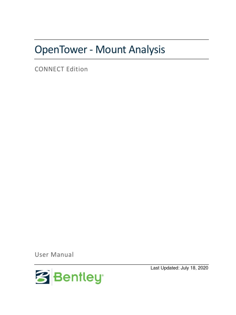 Opentower - Mount Analysis: Connect Edition | PDF | Menu (Computing) | Databases