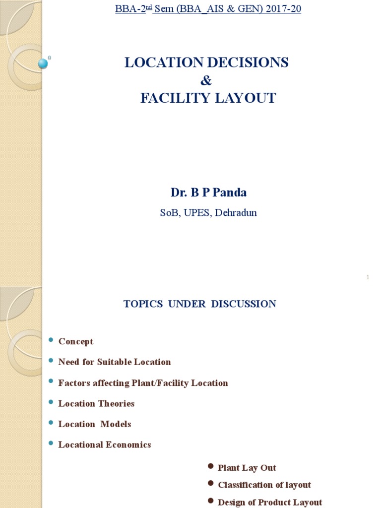 9-12 - Location Decision & Facility Layout | PDF | Labour Economics ...