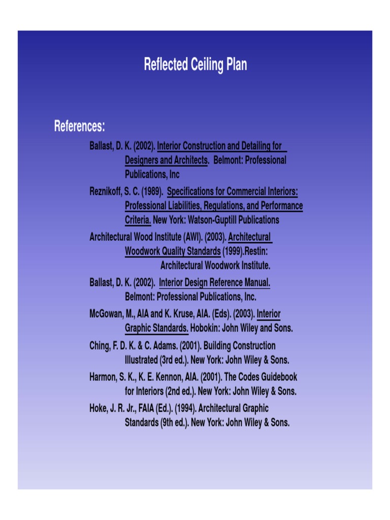 Reflected Ceiling Plan | PDF | Lighting | Specification (Technical ...