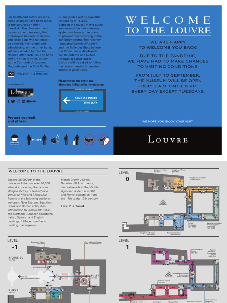 Louvre Museum Map Summer 2020 PDF | PDF | Sculpture | Peintures