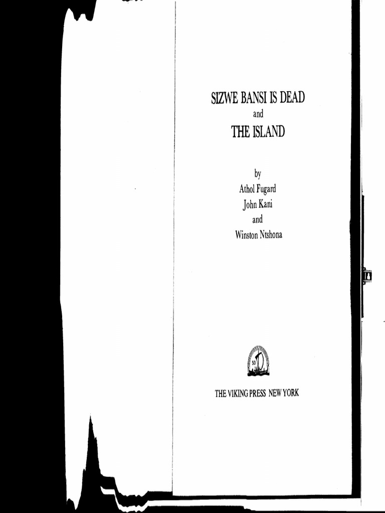 Sizwe Banzi Is Dead | PDF