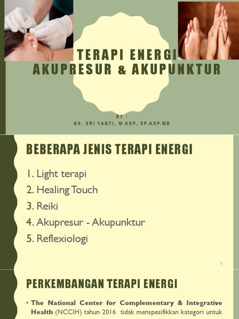Terapi Energi - Akupresur, Akupuntur PDF | PDF